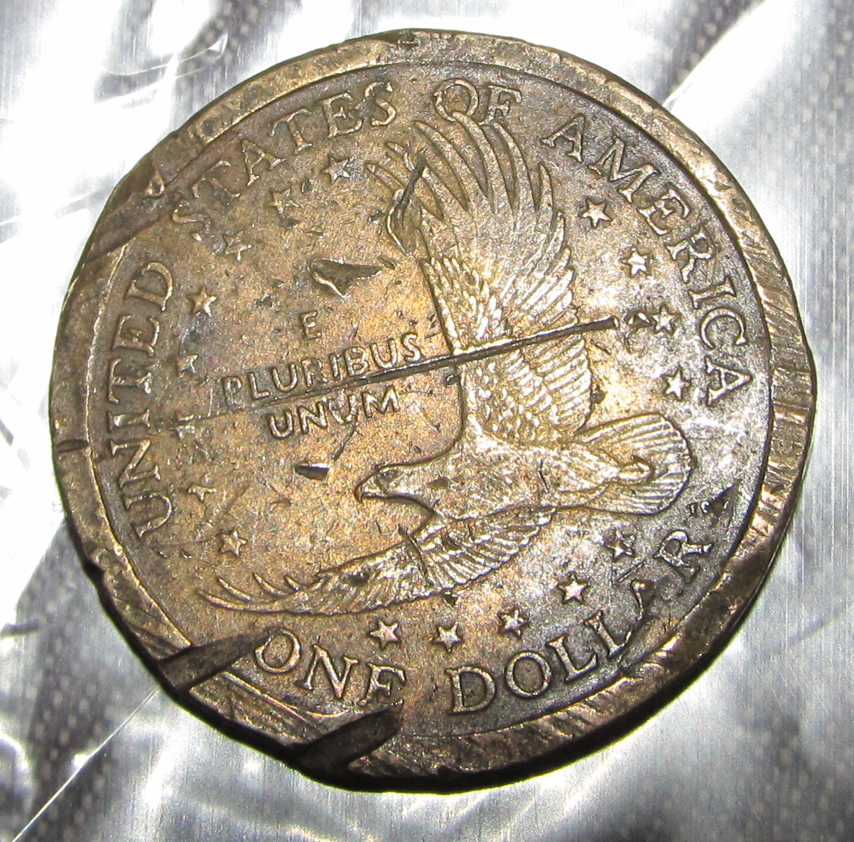 An interesting/weird dollar coin | Coin Talk