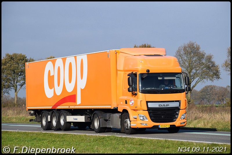 39-BGP-5 DAF CF Coop Bakker Groep-BorderMaker.jpg Picture - Rijdende ...