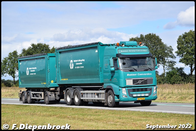 BV-VR-49 Volvo FH3 Bakker Coevorden-BorderMaker.jp Picture - Rijdende ...